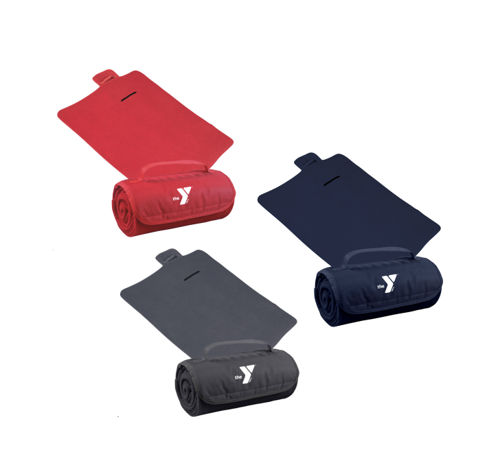 Roll up fleece blanket